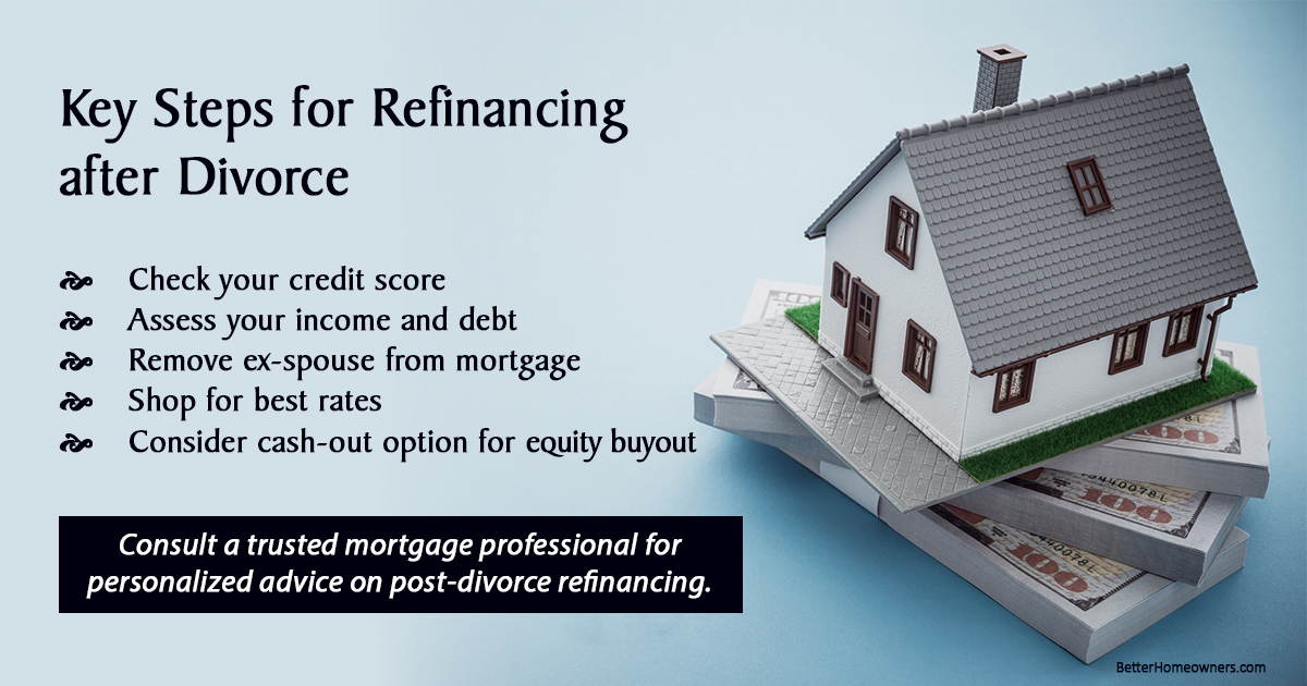Key Steps for Refinancing After Divorce