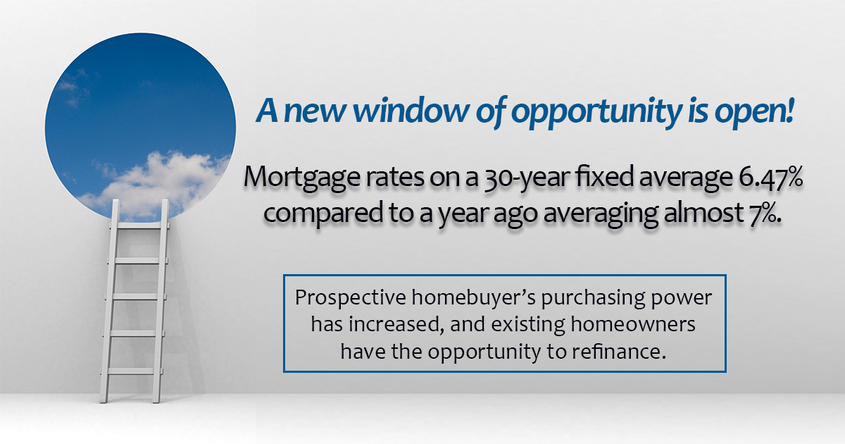 A new window of opportunity is open!
