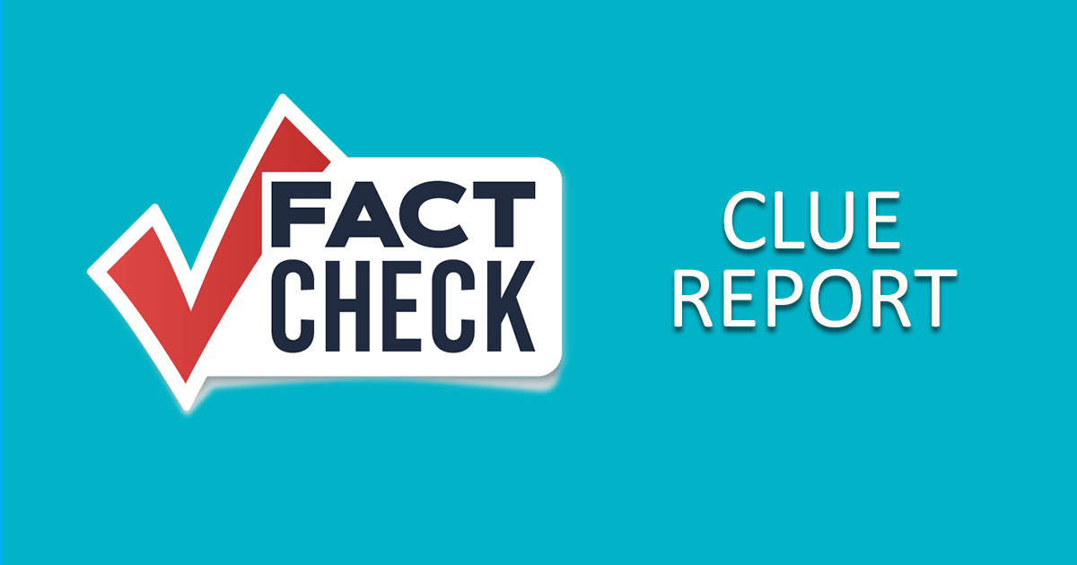 Fact Check - CLUE Report